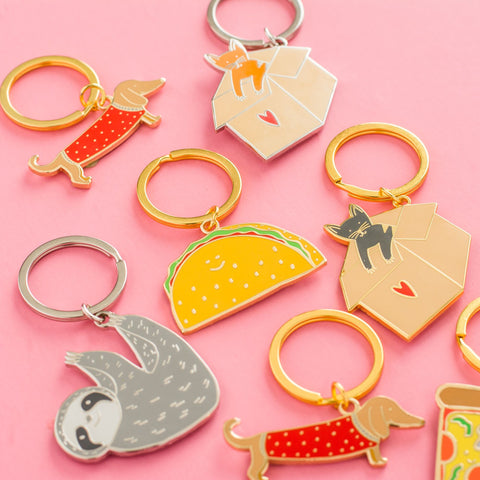 Enamel Keychains – Little May Papery